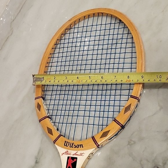 Wilson | Other | Stan Smith Autograph Wood Tennis Racquet From The 97s ...